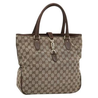 Gucci Pre-owned GG Canvas Tote Bag - - Pre-owned - Damen - Braun - ONE SIZE