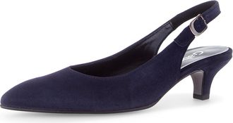 Gabor Damen Slingpumps, Frauen Absatzschuhe,Heels,hochhackige Schuhe,stoeckelschuhe,Ausgehschuhe,Abendschuhe,Court Shoes,Atlantik,35.5 EU / 3 UK