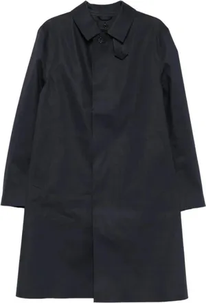 Mackintosh Einreihiger Mantel - - Coats - Herren - Blau - 2XS