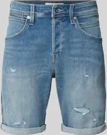 Jack & Jones Jeansshorts mit Umschlag Modell RICK