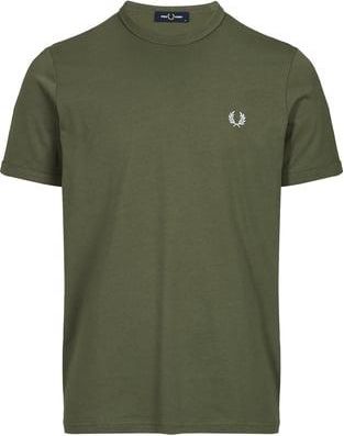 Fred Perry T-shirt &agrave; col rond en coton