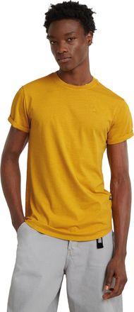 G-Star RAW Herren Overdyed Lash T-Shirt T-Shirts, Gelb (dk spice gd D16396-2653-G473), XS