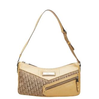 Dior Pre-owned Cuir sacs-dior - Femme - Pre-owned - Beige - Taille: ONE Size