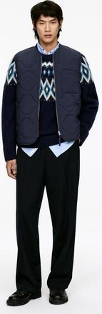 Arket Gesteppte 2-in-1-Liner-Weste -Blau