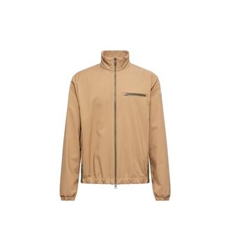 Moncler Veste droite Fourioun en coton m&eacute;lang&eacute;