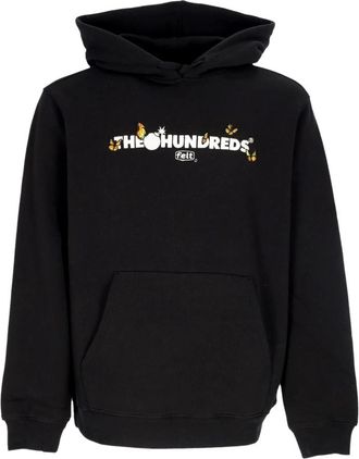 The Hundreds Homme, Sweatshirts et sweats &agrave; capuche, Noir, Taille: XL Butterfly Adam Pullover Sweat &agrave; capuche