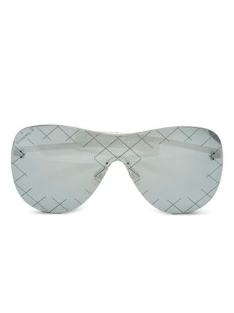Chanel lunettes de soleil 71158 Runaway Shield - Gris