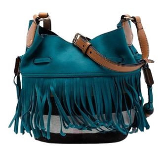 Burberry Pre-owned Belgrove Bucket Bag - Femme - Pre-owned - Bleu - Taille: ONE Size