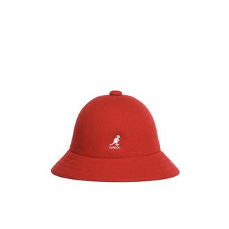 Kangol Roter Bucket Hat mit Frontlogo - - Accessories - Damen - Rot - S