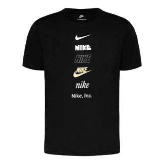 Nike Nike M NSW Tee Club+ HDY PK4 - XL, Schwarz, (DZ2875-010)