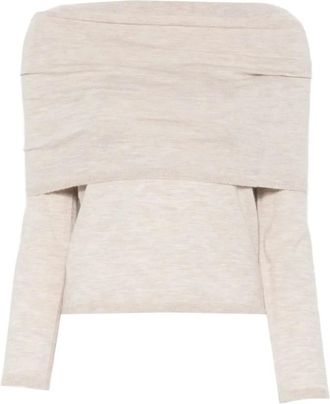 Max Mara Femme, Tops, Beige, Taille: 40 FR Mxmfaretra Sweater