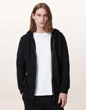 AllSaints Raven Oth - Sweat &agrave; capuche - Noir