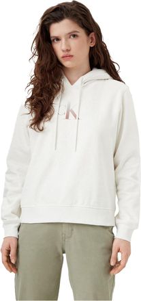 Calvin Klein Damen Gradientj20J224721 Pullover-Sweatshirt, Ivory, XXS