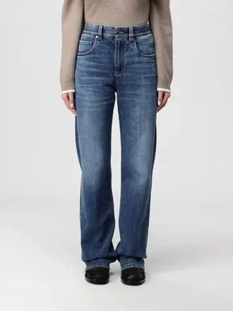 Brunello Cucinelli Jeans Femme couleur Bleu