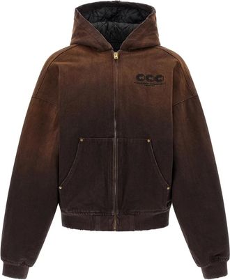 Willy Chavarria Veste matelass&eacute;e Juggernaut - Homme - Sweatshirts et sweats &agrave; capuche - Brun - Taille: M
