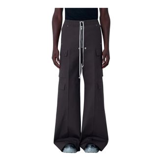Rick Owens Baumwoll-Cargohose mit Kordelzug - - Trousers - Herren - Braun - M