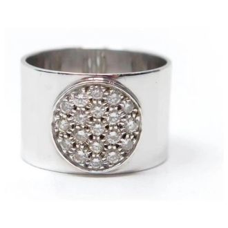 Dinh Van Ring - DINH VAN ANTHEA GM T51 RING AUS 18K WEISSGOLD 6.2G - Gr. ONESIZE - in Silber - f&uuml;r Damen