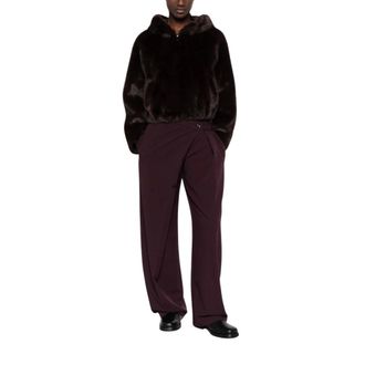 Pinko Pinko, Femme, Pantalons, Violet, Taille: 38 FR Pesce Pantalons