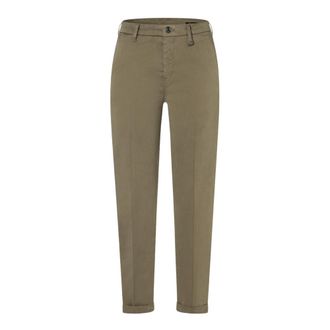 M.A.C Chino Turn Up - - Trousers - Damen - Beige - W34