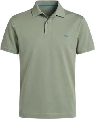 Harmont & Blaine Homme, Tops, Vert, Taille: XL Polo Texture Nid dAbeille