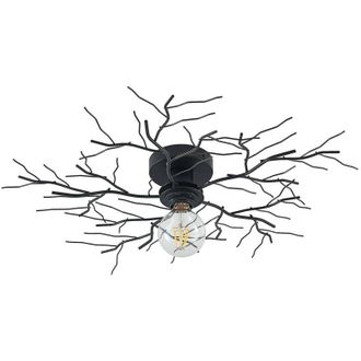 Lindby Lindby - Plafonnier &agrave; intensit&eacute; variable Vetki en m&eacute;tal pour salon & salle &agrave; manger