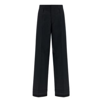 Maison Margiela Tailored Wollhose - - Trousers - Damen - Schwarzk - M