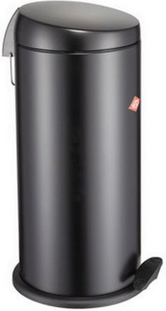 WESCO Abfallsammler Capboy Maxi, Schwarz, Edelstahl, Metall, 22 L, 60 cm, K&uuml;chen, K&uuml;chenausstattung, M&uuml;lleimer
