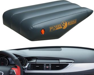 Generic Aufblasbare Matte für die Vorderseite, aufblasbare aus dickem und verschleißfestem PVC, Fester Rücksitz für die der Autos, aufblasbares Kissen für Aut