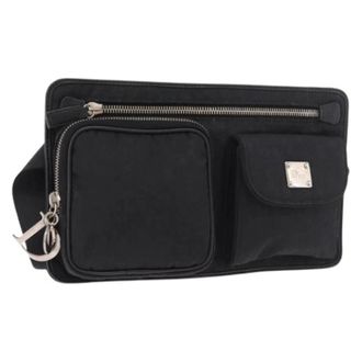 Dior Pre-owned Trotter Canvas Belt Bag - - Pre-owned - Damen - Schwarzk - ONE SIZE