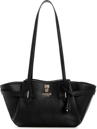 Guess Femme Yesba Girlfriend Shoulder Satchel Sac à bandoulière, Noir, Taille Unique