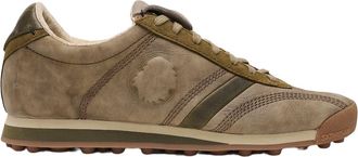 Satorisan Stardust Premium - Casual Sneaker Herren - Vintage Leder Sportschuhe Bequem, Nachhaltig und Dauerhaft - Farbe Loden - Größe 44