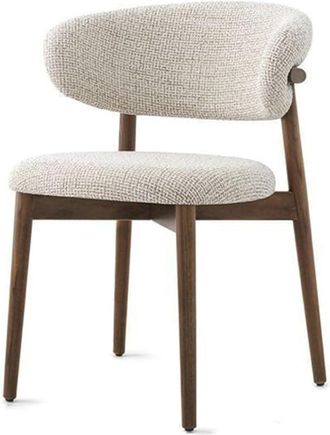 Generic Moderne Esszimmerst&uuml;hle mit Holzbeinen, St&uuml;hle mit gepolsterter R&uuml;ckenlehne, Beistellstuhl f&uuml;r Wohnzimmer, K&uuml;che, B&uuml;ro, Lounge,N(Color:a)