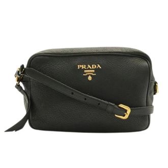 Prada Pre-owned Vitello Daino Leather Shoulder Bag - Femme - Pre-owned - Noir - Taille: ONE Size