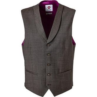 CG - Club of Gents Herren Anz&uuml;ge braun Schurwolle