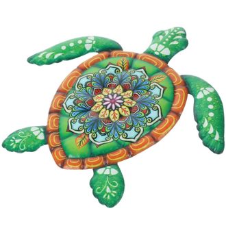 NUOBESTY Schildkr&ouml;ten Wanddeko aus Eisen Metallkunstwerk f&uuml;r Hausgarten H&auml;ngende Wanddekoration f&uuml;r Wohnzimmer und Balkon