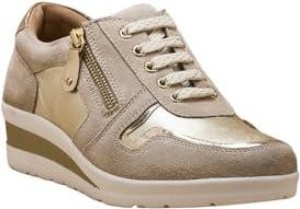 Pediconfort Baskets &agrave; a&eacute;rosemelle - Femme - Taille : 38 - Couleur : Dor&eacute;