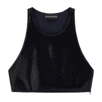 Emporio Armani Damen, Oberteile, Schwarzk, MGr&ouml;&szlig;e