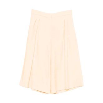 Twinset Cropped Wide-Leg Shorts - - Shorts - Damen - Rosa - S
