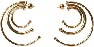 Panconesi Boucles doreilles Triple-Hoop Solaires - Femme - Accessoires - Jaune - Taille: ONE Size
