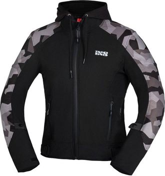 IXS Motorradjacke Moto Camo Motorrad Textiljacke Atmungsaktiv protektoren