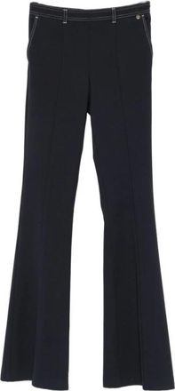 Liu Jo Femme, Pantalons, Bleu, Taille: 36 FR Wide Pantalons