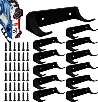 Generic 12-teilige Spielzeugauto-Wandhalterung | Unterst&uuml;tzt Die Anzeige Von Fahrzeugmodellen | Wandhalterung F&uuml;r Sammlungsvitrinen | Perfekter Organizer F&uuml;r 