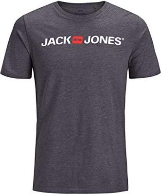 Jack & Jones T-Shirt pour Homme, Gris (foncé), XXXL, (12137126)