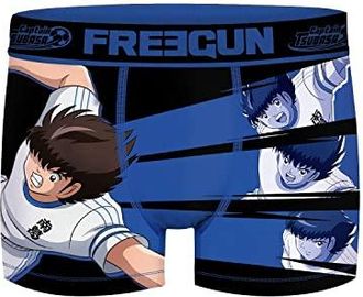 Freegun sous-v&ecirc;tements Homme Microfibre Captain Tsubasa, Bleu, XL