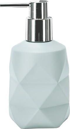 Kleine Wolke 8430649854 Seifenspender Crackle, Opal, 8 x 17 cm, Polyresin