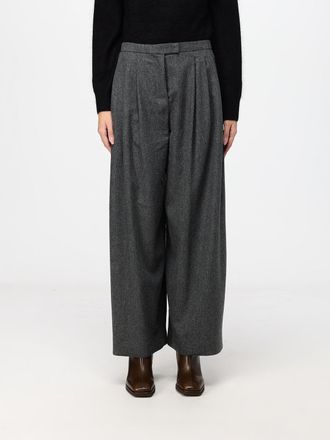 Max Mara S Max Mara Ma&szlig;geschneiderte Wollhose mit weitem Bein und Bundfalten