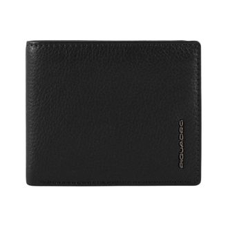 Piquadro Herrenbrieftasche mit Klapp-Ausweisfenster- M&uuml;nz- - - Accessories - Herren - Schwarzk - ONE SIZE