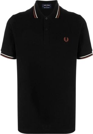 Fred Perry Herren, Oberteile, Schwarzk, 4XSGr&ouml;&szlig;e