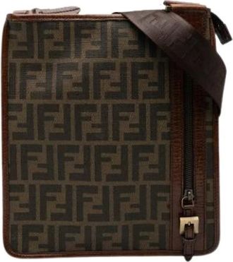 Fendi Pre-owned Toile sacs-fendi - Femme - Pre-owned - Brun - Taille: ONE Size