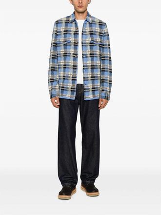 Guest In Residence Plaid Shirt - Blue